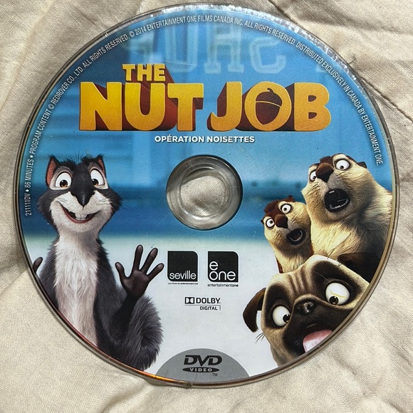 Media | The Nut Job Movie Dvd Comes In Generic Case | Poshmark